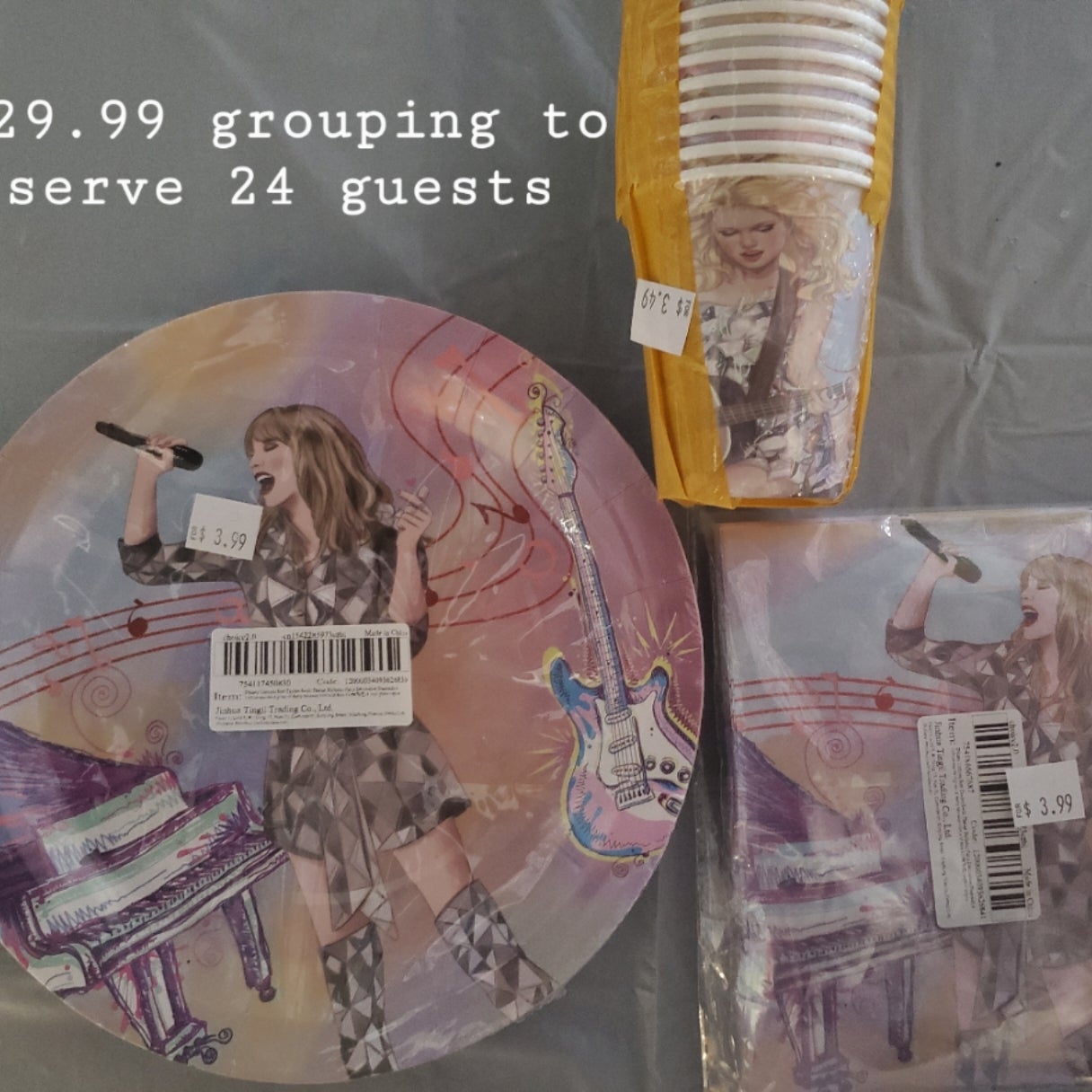 Taylor Swift Themed Grouping To Serve 24 Guests | Harris Rink Balloon Spot