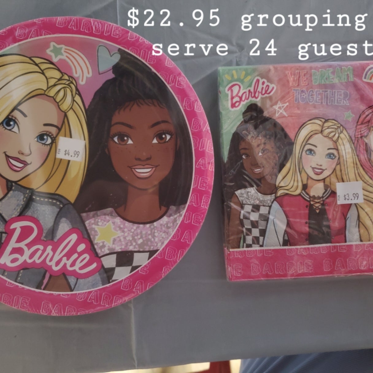 Barbie Grouping To Serve 24 Guests | Harris Rink Balloon Spot