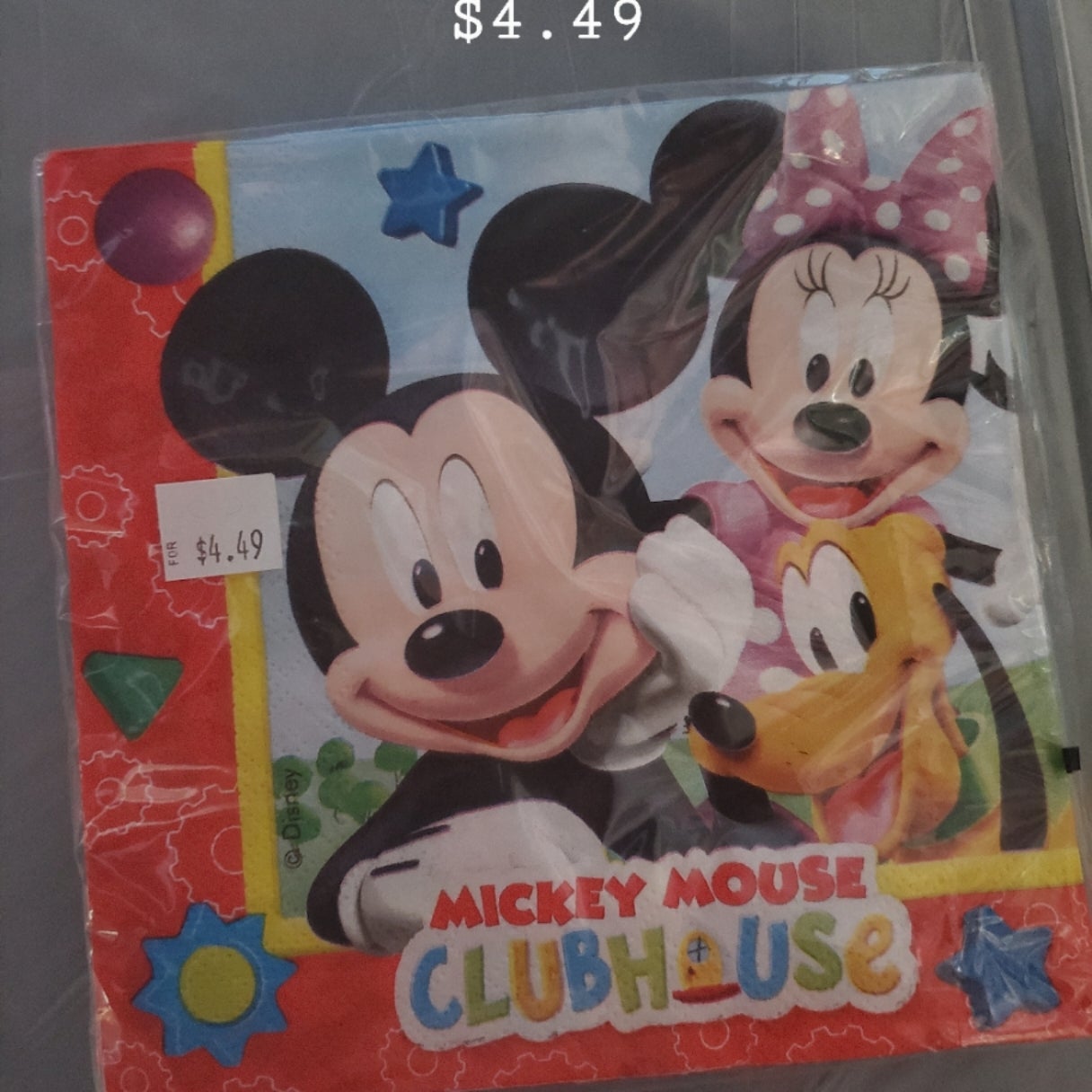 Mickey Mouse Clubhouse Napkins | Harris Rink Balloon Spot